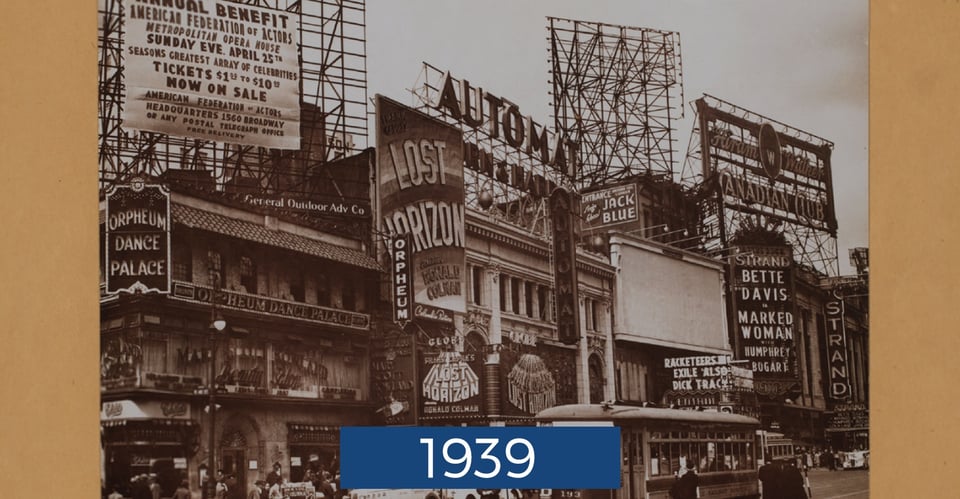 Times Square Through the Decades