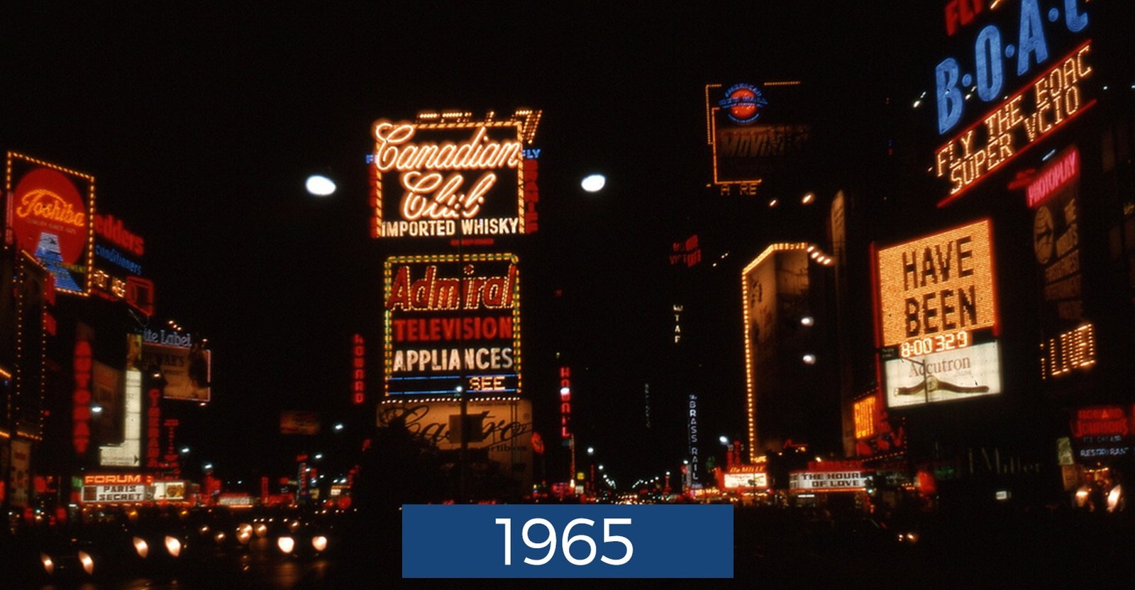 Times Square Through the Decades
