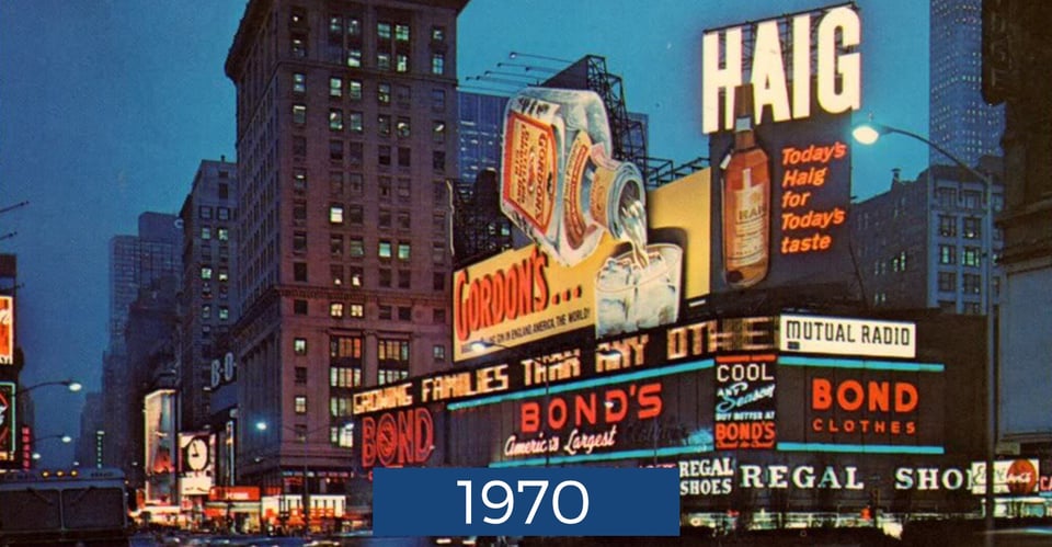 Times Square Through the Decades