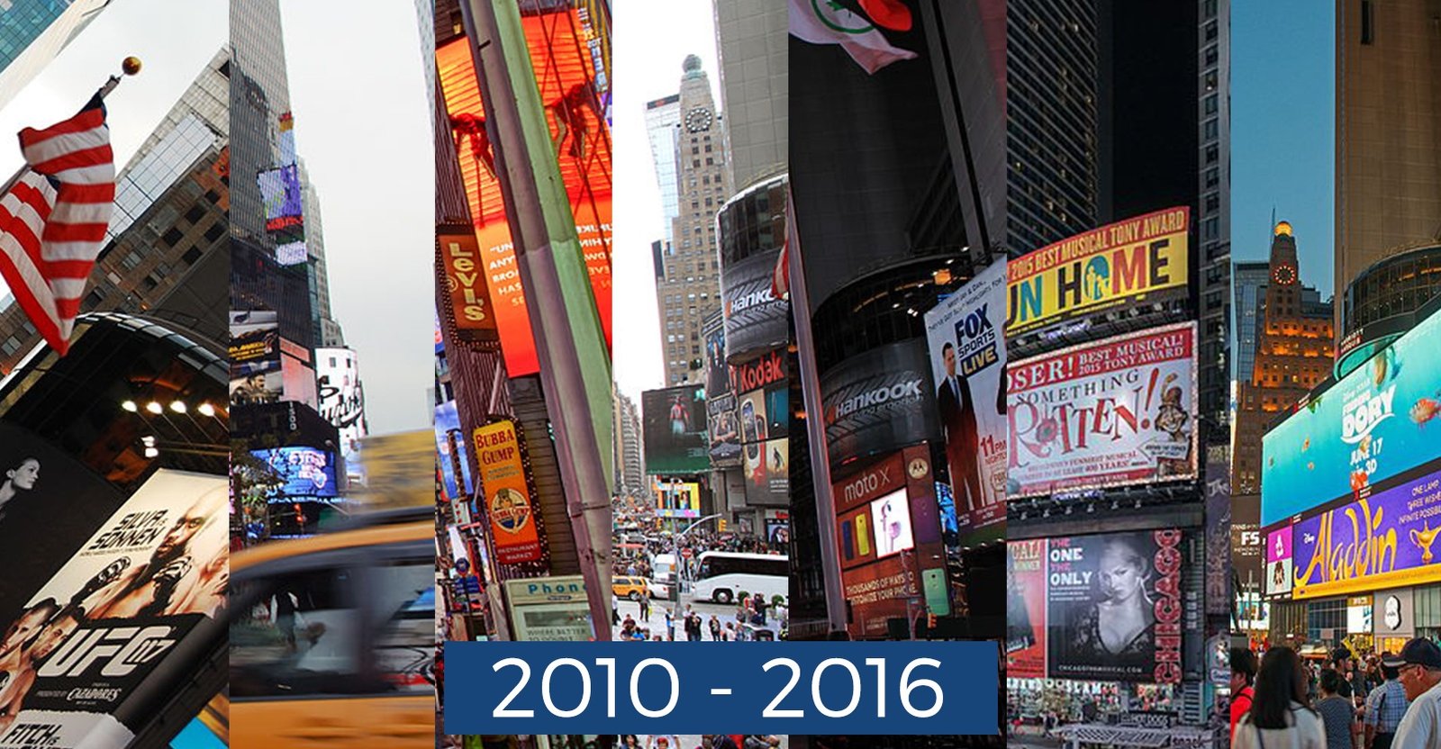Times Square Through the Decades